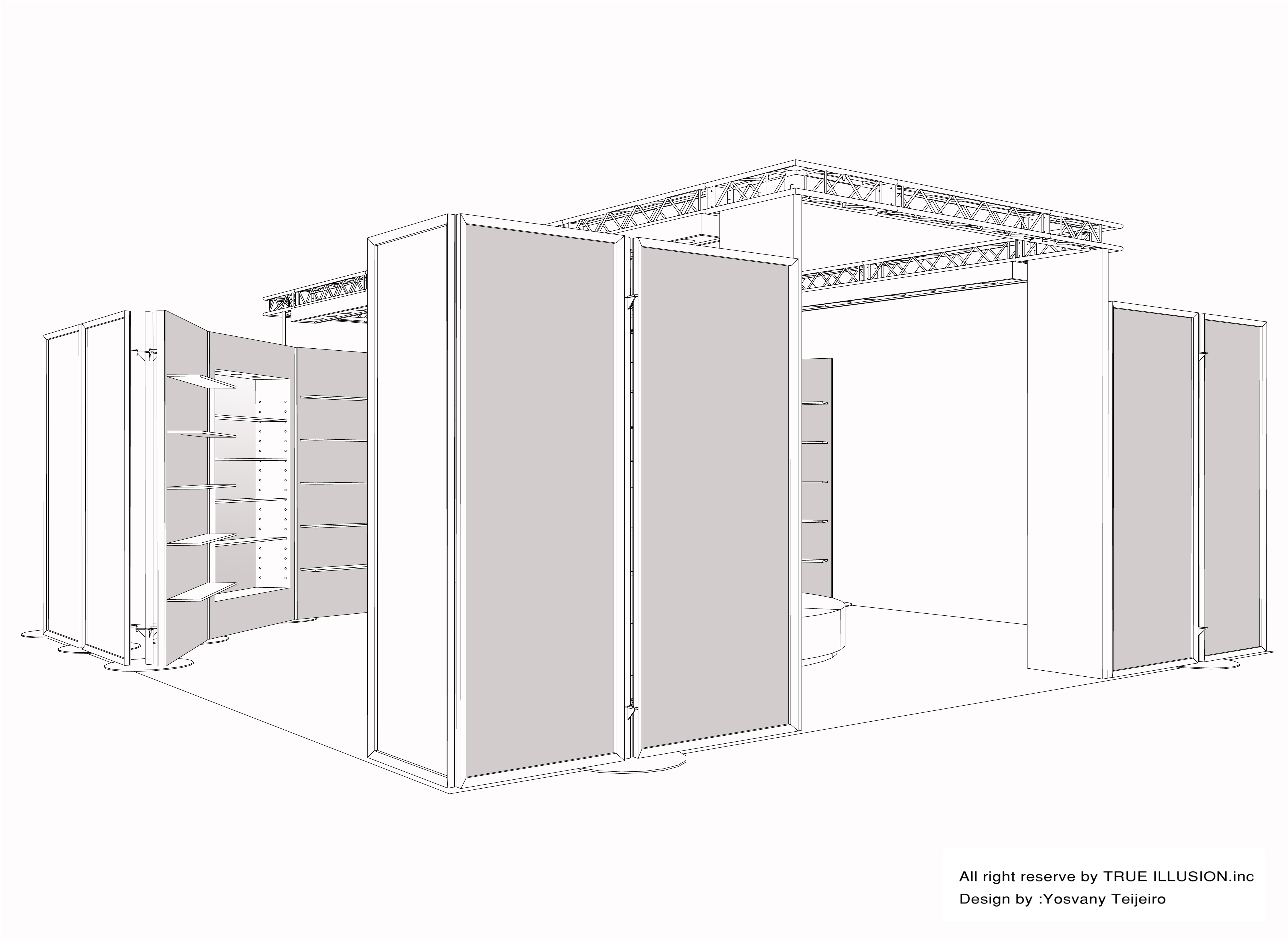 “SUPER SHOES” Booth Design, 2010